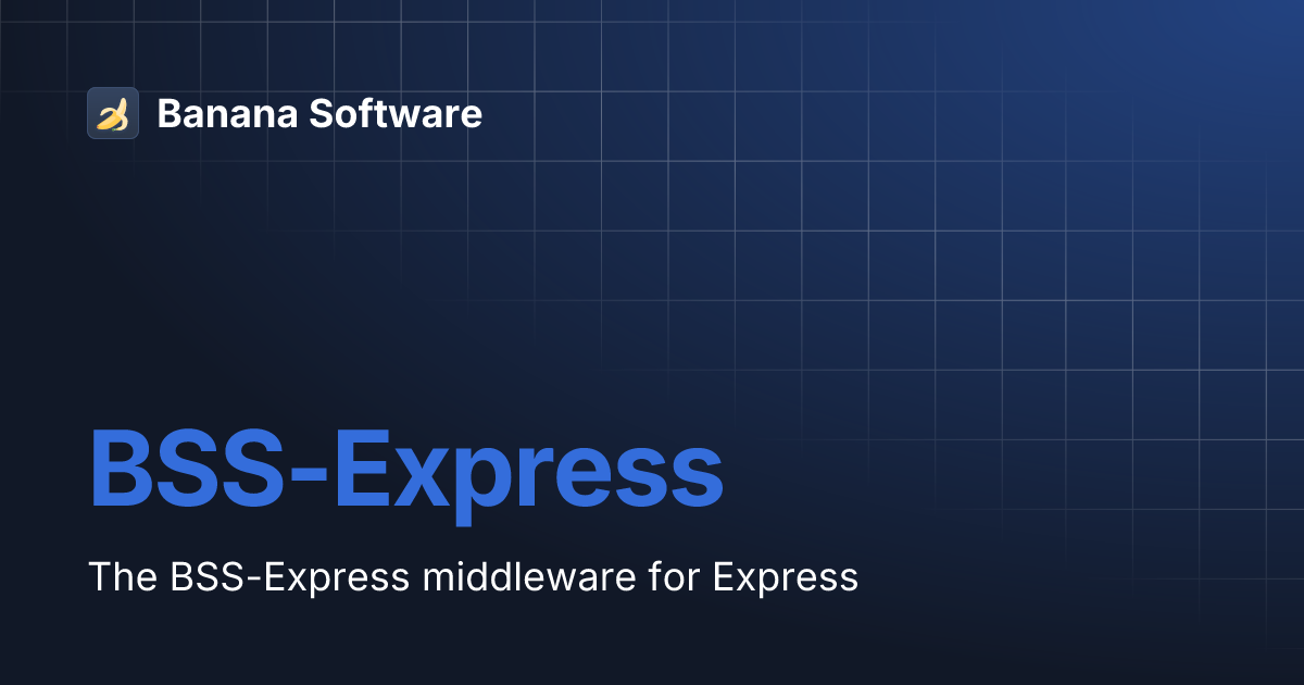 BSS-Express | Banana Software